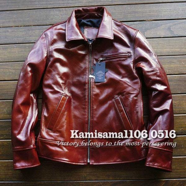 フランス GABRIEL 最上級カウハイド 艶 タイト イタリアンレザー ライダース 牛革 ジャケット/XXXXXL/ 2253(XLサイズ以上)｜売買されたオークション情報、yahooの商品 ...