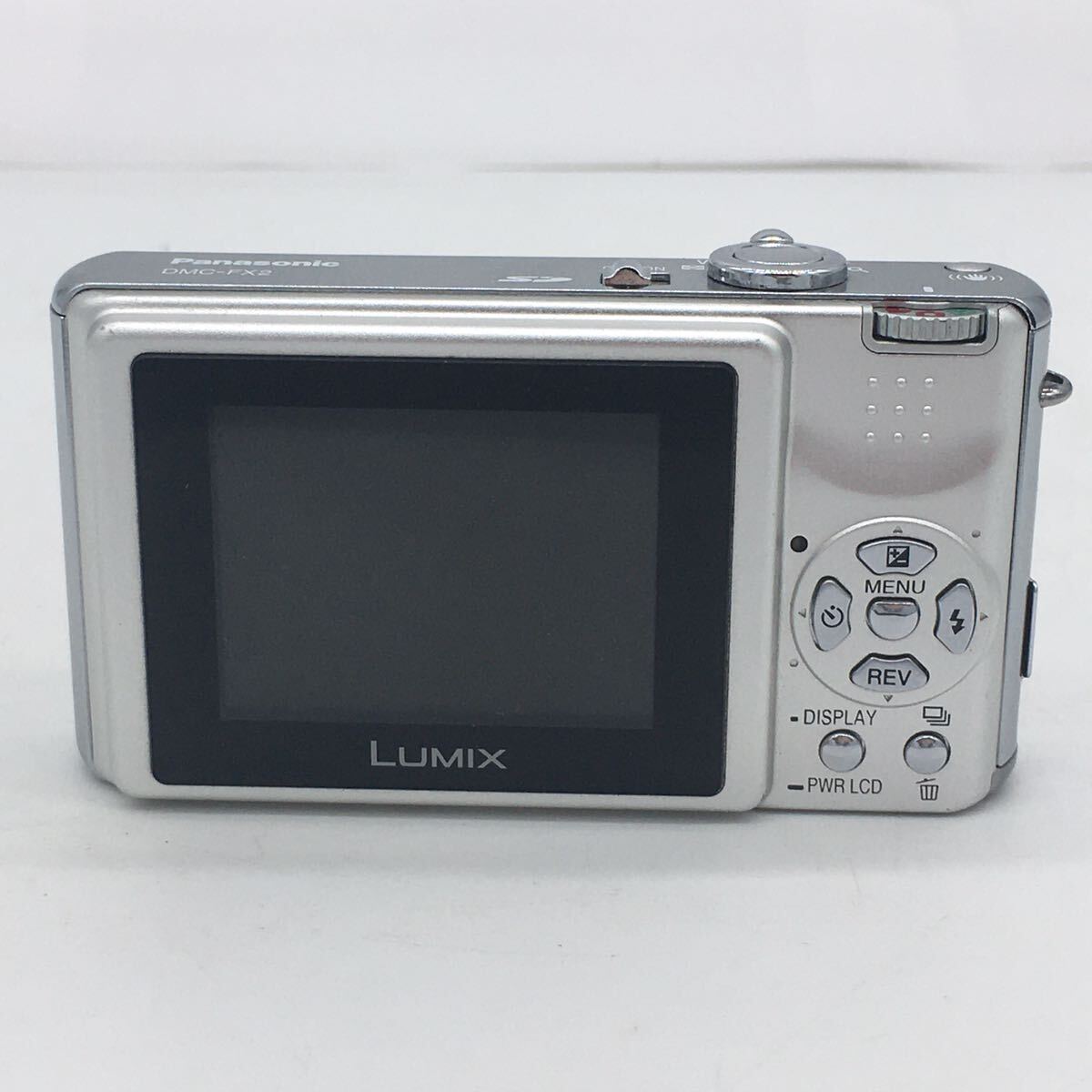 パナソニック Panasonic LUMIX DMC-FX2 シルバー デジカメ コンパクト デジタル カメラ 汎用バッテリー付属 通電のみ ...