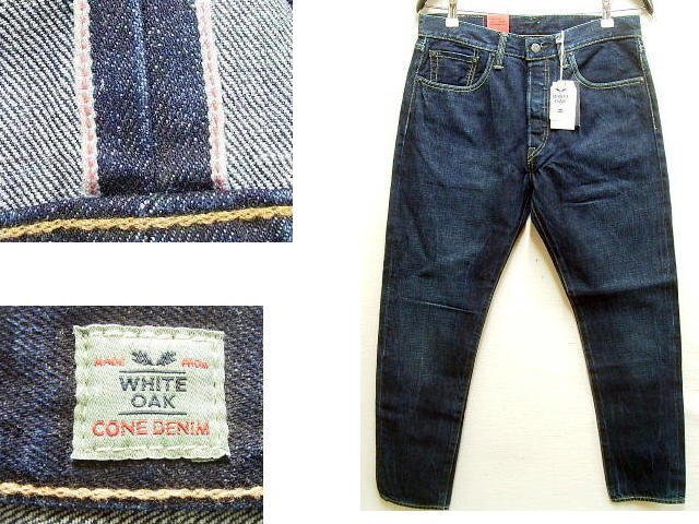 W33 Levi's 501CT WHITE OAK CONE DENIM 赤耳 ホワイトオーク コーンデニム スリム テーパード 28894 ...