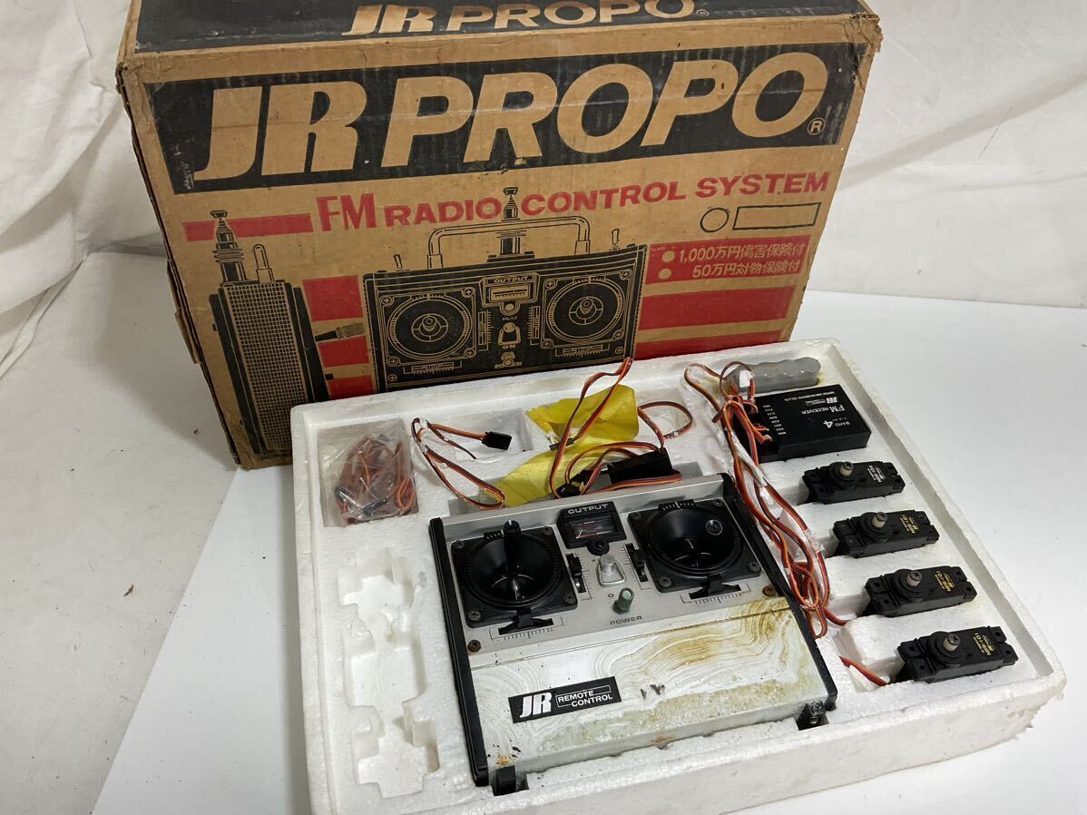 詳細不明 当時物 古い ラジコン 送信機 プロポ 日本遠隔制御株式会社 JR PROPO / レトロ FM RADIO CONTROL ...