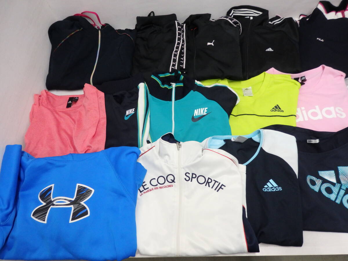 lf70 スポーツ系ブランド まとめ売り adidas NIKE PUMA ニューバランス アンダーアーマー など トラックジャケット Tシャツ パーカー(レディースファッション)｜売買された ...
