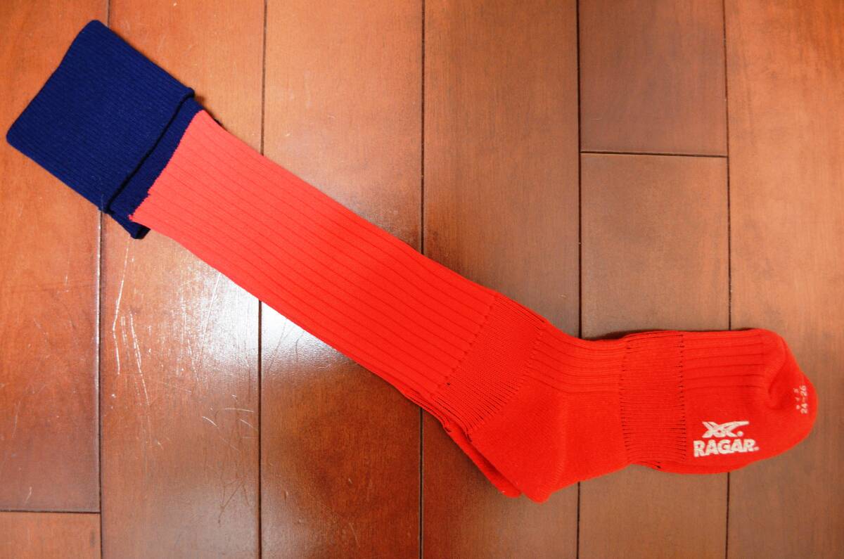 iru-S29-F 30 日 ま 限定半額 激レア 80年代 昭和レトロ 廃盤品 ASICS アシックス RAGAR ラガー ラグビー ソックス 26 当時物(その他)｜売買されたオークション ...