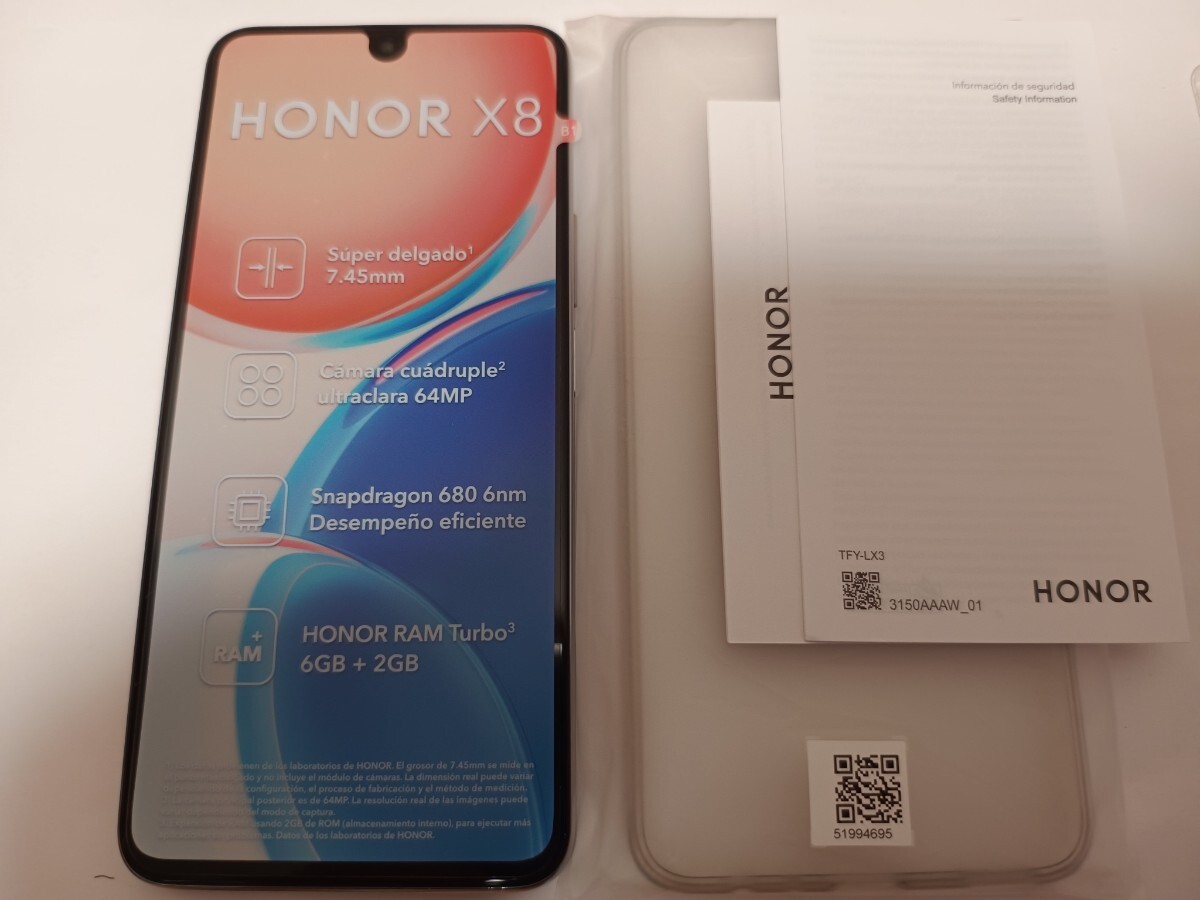 HONOR X8 TFY-LX3 シルバー 6GB 128GB 6.7インチ Google標準搭載(Android)｜売買されたオークション ...