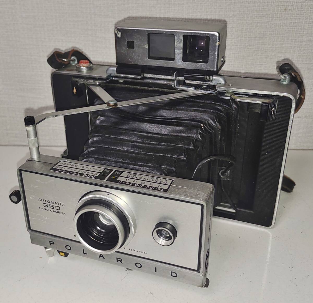 POLAROID AUTOMATIC 350 LAND CAMERA ポラロイド インスタントカメラ 昭和レトロ ジャンク品(インスタント ...