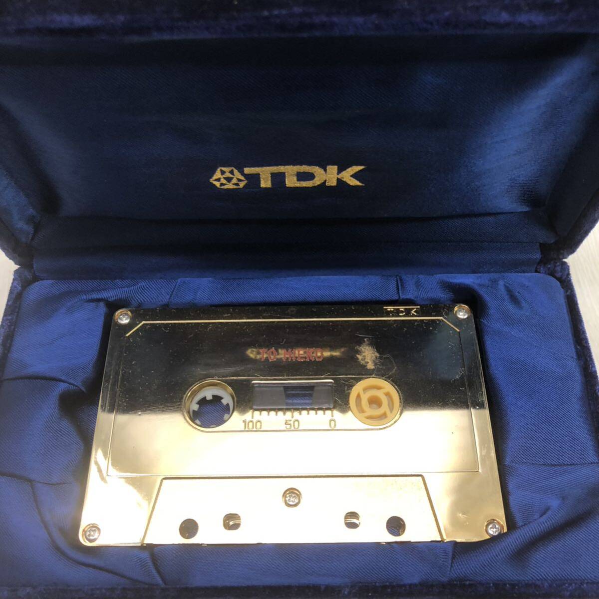 a53bde43 非売品 TDK ゴールド カセットテープ 金色 化粧箱つき 販促品 当選品 レア カセット テープ GOLD(その他)｜売買 ...
