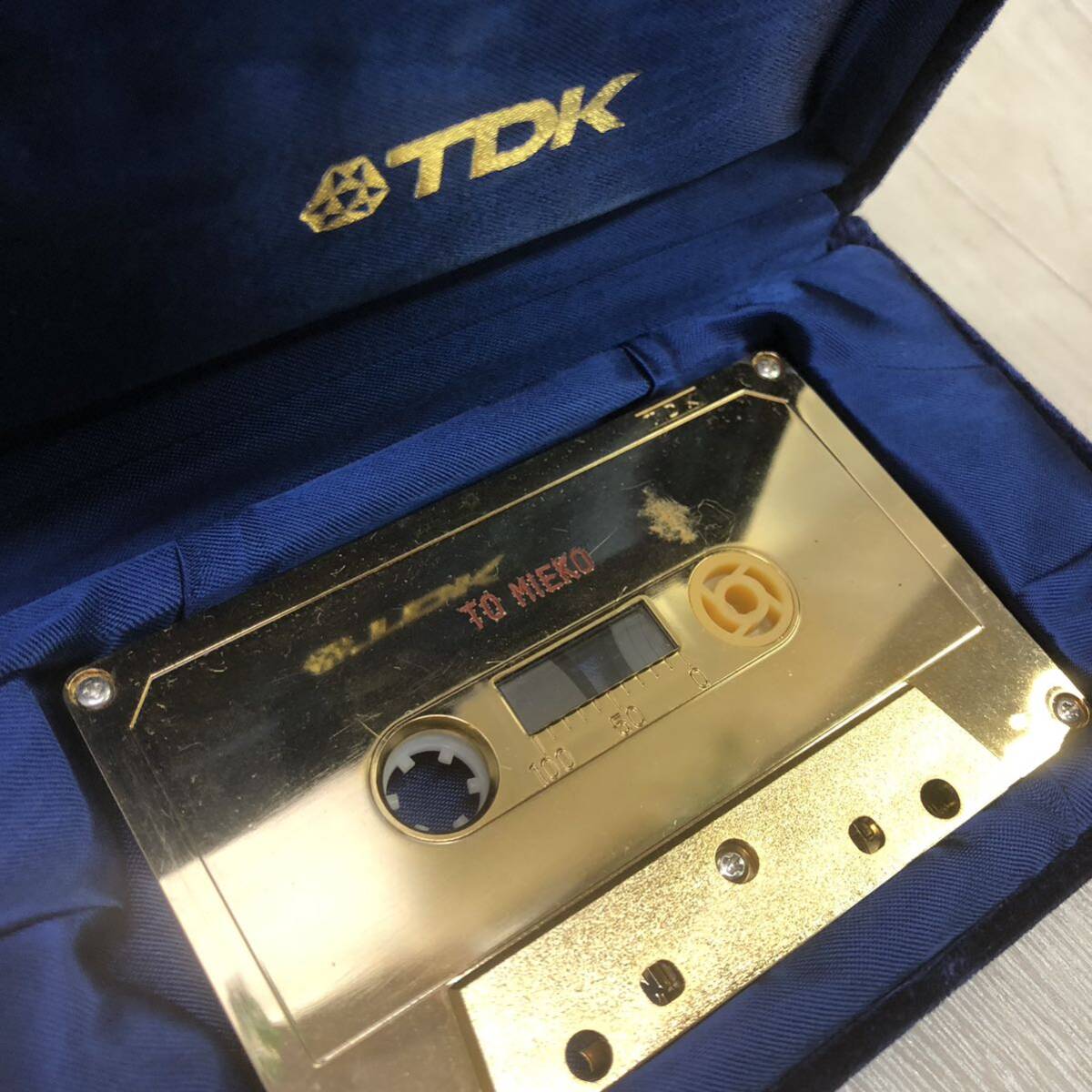 a53bde43 非売品 TDK ゴールド カセットテープ 金色 化粧箱つき 販促品 当選品 レア カセット テープ GOLD(その他)｜売買 ...