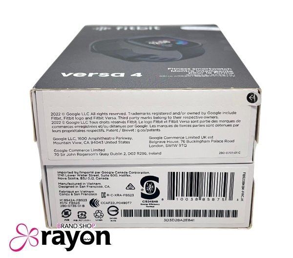 1円 START フィットビット versa4 ヴァーサ4 スマートウォッチ ブラック 腕時計 FB523BKBK-FRCJK Nランク RAYON(スマートウォッチ本体)｜売買された ...