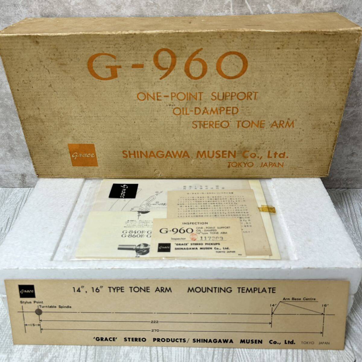GRACE グレース トーンアーム G-960 ロングアーム オイルダンプ(その他)｜売買されたオークション情報、yahooの商品情報を ...