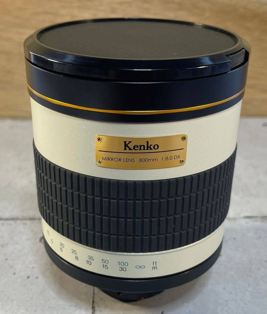 20240920-1 KENKO MIRROR LENS 800mm 1:8.0 DX ケンコー ミラーレンズ 動作未確認 現状品(一眼カメラ ...