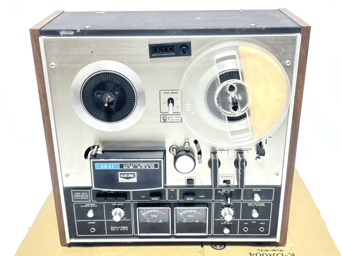 アカイ AKAI CLASS&X’TAL FERRITE HEAD オープンリールデッキ GX-221D オーディオ機器(オープンリールデッキ ...