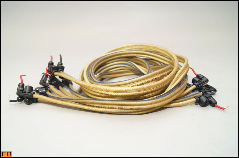 税込 MONITOR COBRA CABLE SILVER 6.00 QMM 1m×2本/1.75m×2本 ドイツ製 モニターコブラ ケーブル ...