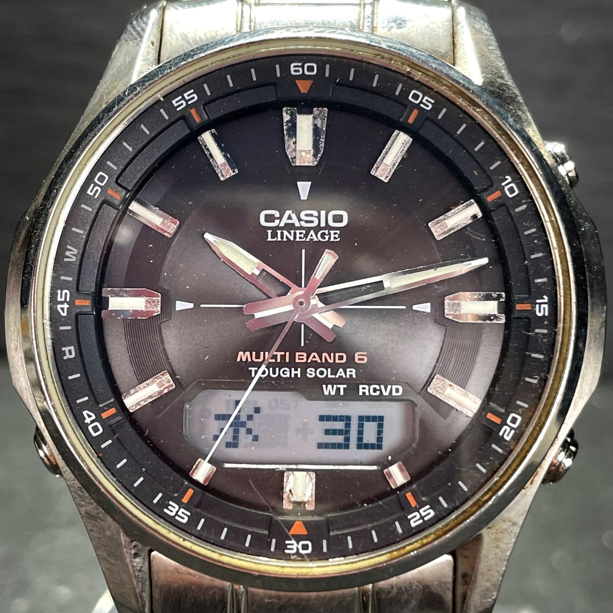 CASIO カシオ LINEAGE リニエージ LCW-M100 腕時計 アナデジ タフソーラー 電波ソーラー 多機能 カレンダー メタル ...