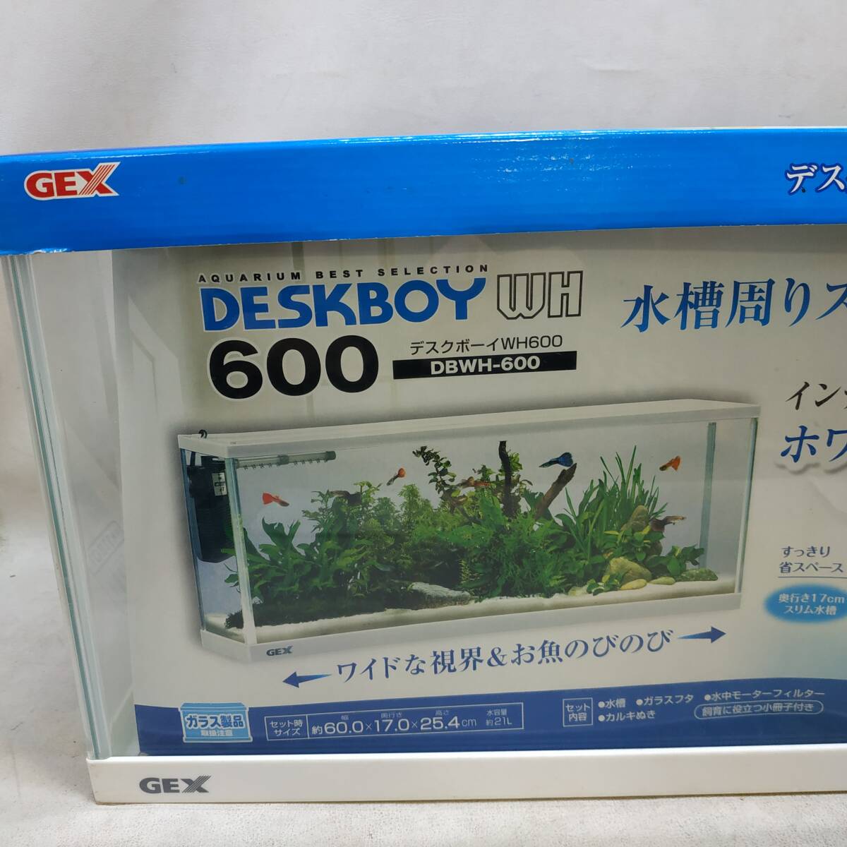 GEX デスクボーイ WH600 DBWH-600 水槽セット デスクサイドアクアリウム 品 C93683(セット)｜売買されたオークション情報、yahooの商品情報をアーカイブ公開 ...