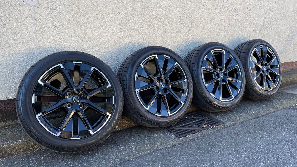 日産 E13 オーラ ニスモ 純正 ホイール 100 4穴 17インチ 7J +42 FE13 nismo 205/50R17 バリ山 流用に(ラジアルタイヤ)｜売買されたオークション情報 ...