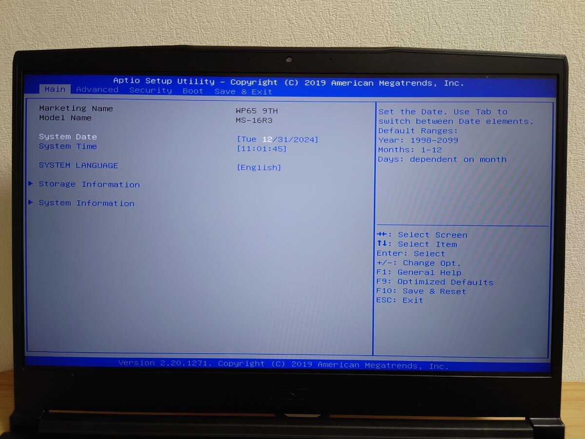 MSi MS-16RS BIOSのみ確認 ジャンク品(その他)｜売買されたオークション情報、yahooの商品情報をアーカイブ公開 ...