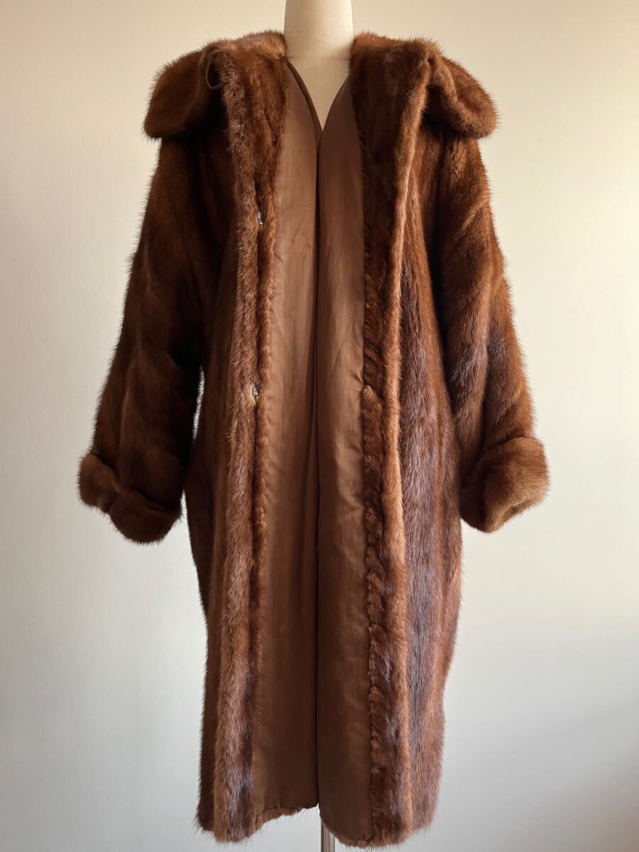 18A ミンクmink 最高級毛皮 リアルファー レディース 品 着丈105cm MINK 毛皮 コート(ミンク)｜売買されたオークション情報 ...