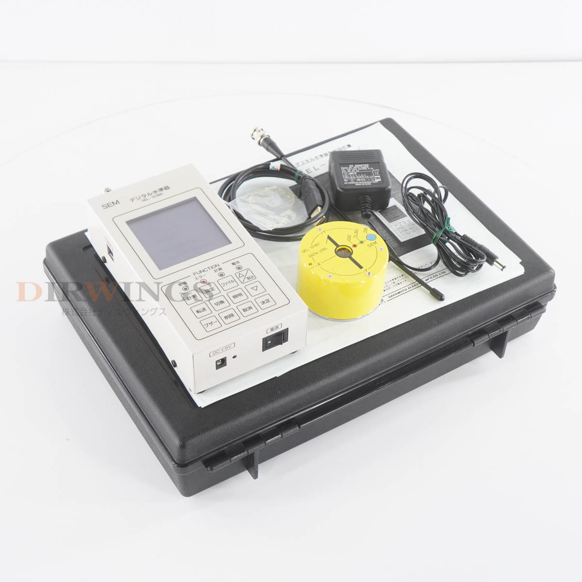 PG 8日保証 SEL-121BR SEM SEL-121B 坂本電機製作所 SEL-121BT 無線式2軸デジタル水準器 ACアダプター ...