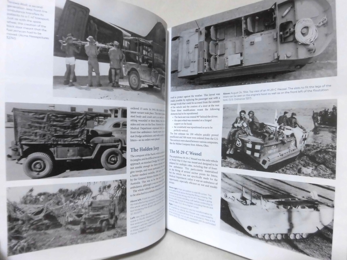 洋書 第二次大戦 アメリカ陸軍 救急 医療車両写真集 U.S. Army Ambulances and Medical Vehicles in World War II Casemate発行 ...