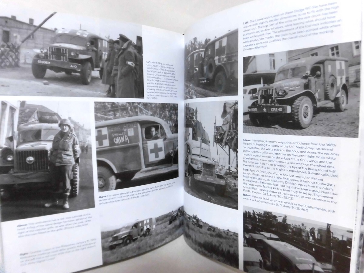 洋書 第二次大戦 アメリカ陸軍 救急 医療車両写真集 U.S. Army Ambulances and Medical Vehicles in World War II Casemate発行 ...