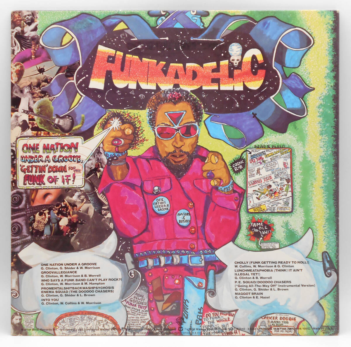 US ORIG LP FUNKADELIC/One Nation Under A Groove 1978年 初回EP付 Maggot ...