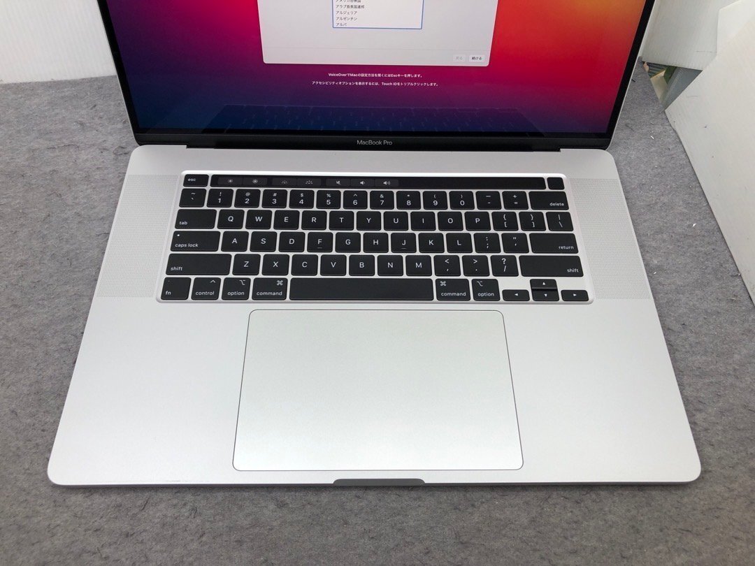 Apple MacBook Pro 16inch 2019 A2141 Corei9-9980HK メモリ32GB SSD512GB NVMe ...
