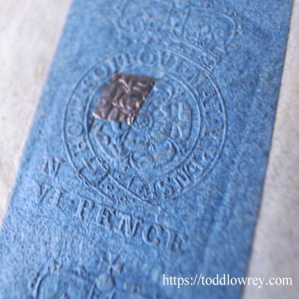 1716年10月19日 John Harding氏からWilliam Arrowsmith氏へ イギリス アンティーク 羊皮紙 書類 ...