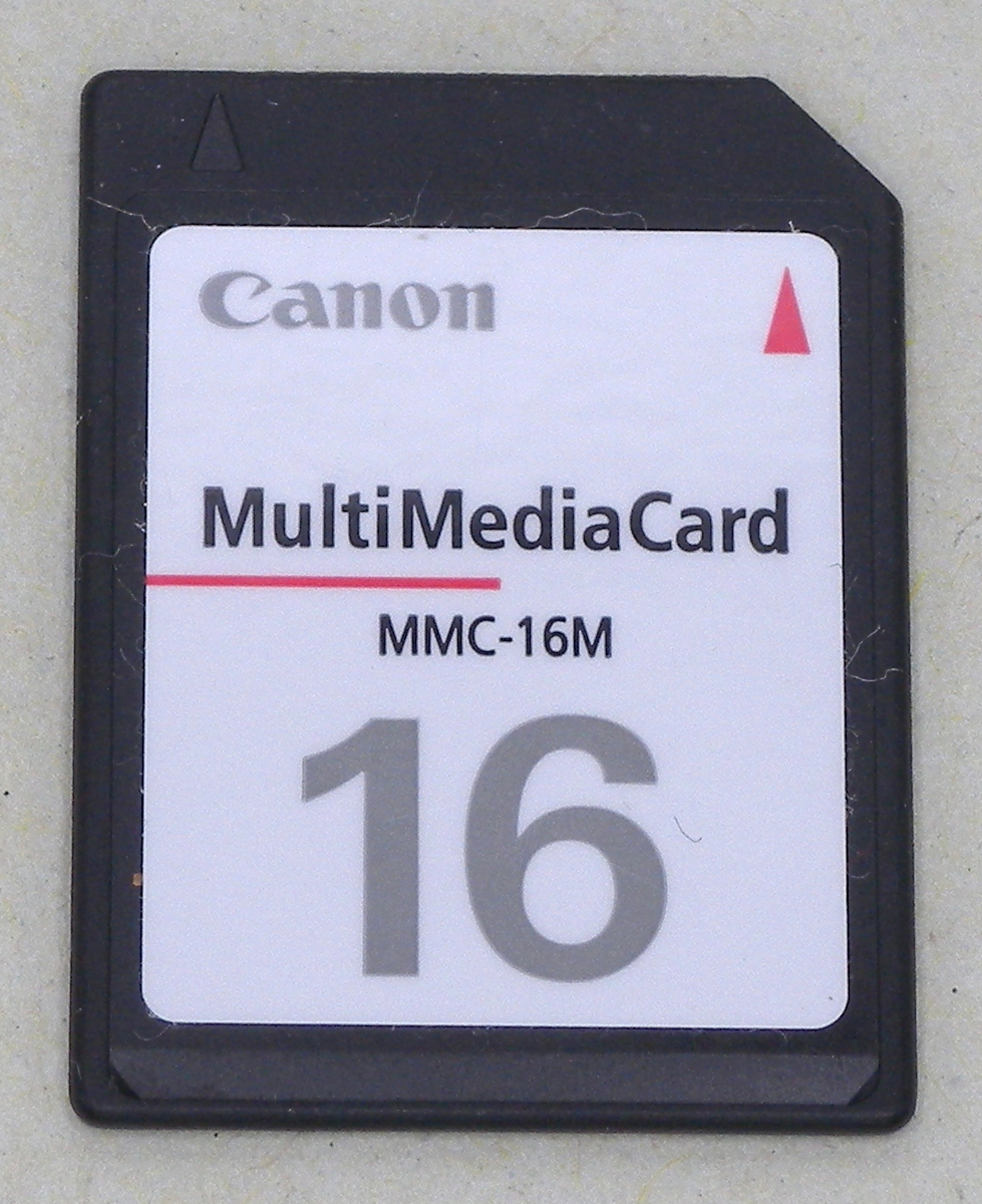 Canon キヤノン MMC マルチメディアカード Multi Media Card 16MB MMC-16M 日本製 MADE IN JAPAN デジカメ フォーマット済み(MMC)｜売買さ ...