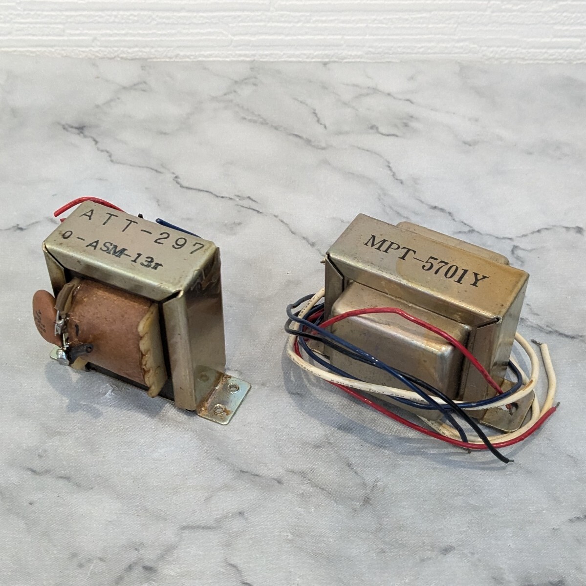 TOKYO NOGUCHI ノグチトランス PowerMax パワーマックス 20H 0.1A0-5-6.3V1A 0-100V 39AD 2点 ATT-297 0-ASM-13r MPT ...