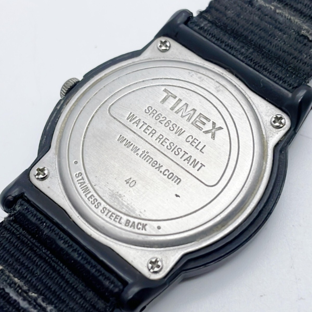 64305 タイメックス 腕時計 SR626SW SS 黒 ナイロン QZ TIMEX(タイメックス)｜売買されたオークション情報、yahoo ...