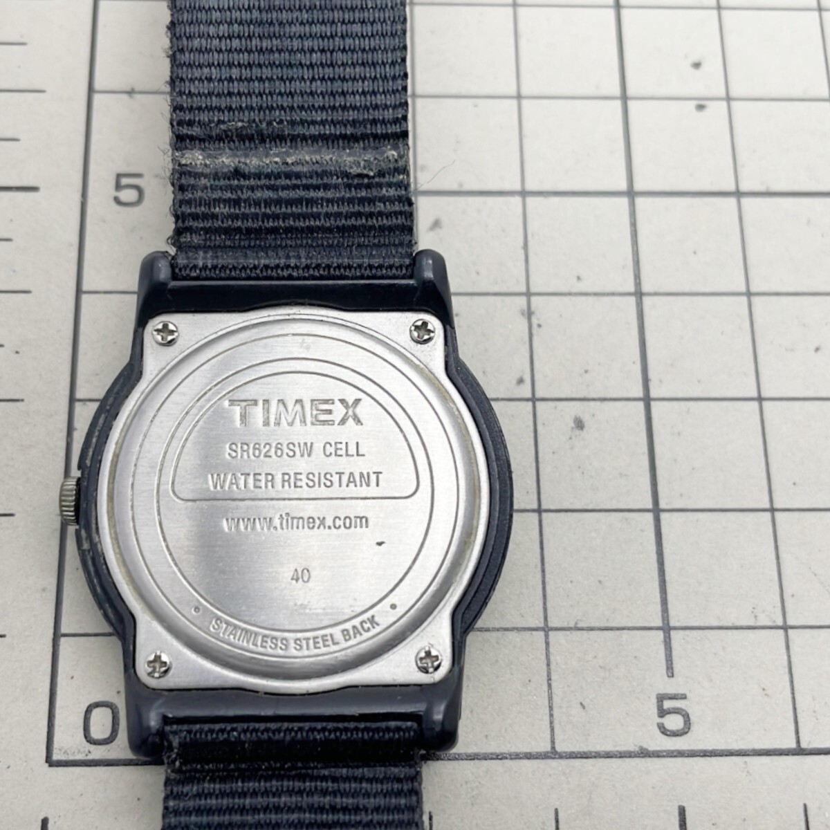 64305 タイメックス 腕時計 SR626SW SS 黒 ナイロン QZ TIMEX(タイメックス)｜売買されたオークション情報、yahoo ...