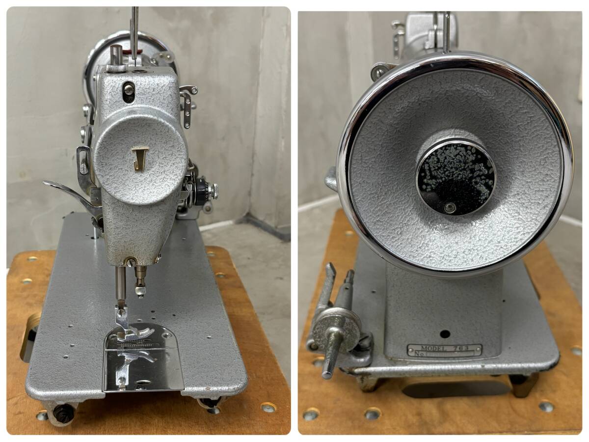 JANOME ジャノメ ミシン MODEL 763 業務用ミシン 職業用 職業用ミシン ハンドクラフト 動作未確認 ジャンク /ボビン 針 T ...