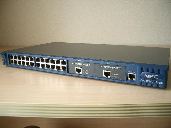 良品 NEC QX-S3126T-BS 複数台有り(ルーター)｜売買されたオークション情報、yahooの商品情報をアーカイブ公開 - オークファン（aucfan.com）