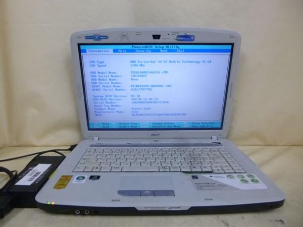acer Aspire 5520G Turion 64X2 2.20GHz/2GB/DVDマルチ 23262(15インチ～)｜売買された ...