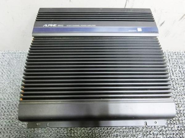 売切 ALPINE アルパイン 3553 パワーアンプ 4/3/2チャンネル(アンプ)｜売買されたオークション情報、yahooの商品情報を ...