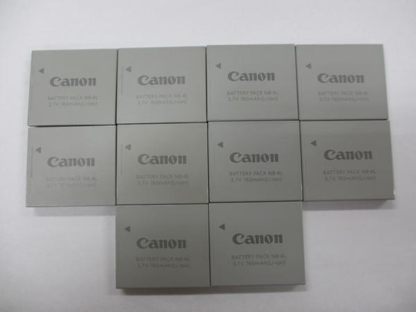 GCS g978 Canon バッテリー NB-4L 10個セット /ジャンク品(キヤノン)｜売買されたオークション情報、yahooの商品情報 ...