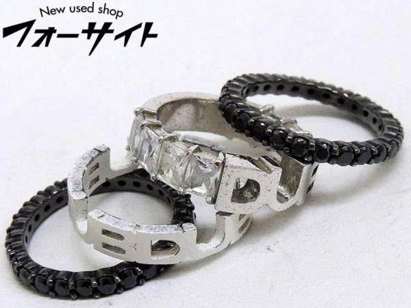 DUB シルバー925 コーティング リング 4つセット ストーン(19号～)｜売買されたオークション情報、yahooの商品情報をアーカイブ ...