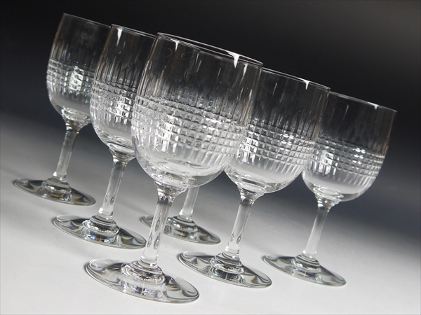 y166 Baccarat バカラ クリスタル ナンシー ワイングラス 6客(クリスタルガラス)｜売買されたオークション情報、yahooの商品 ...