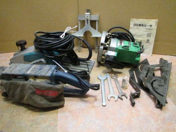 makita 1805B Hitachi TR-12 RYOBI BE-3210 3台セット WD0572(ベルトサンダー)｜売買された ...