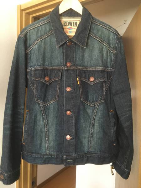 EDWIN エドウィン デニム ジャケット G10049 XL Gジャン(ジャケット、上着)｜売買されたオークション情報、yahooの商品情報をアーカイブ公開 - オークファン（aucfan.com）