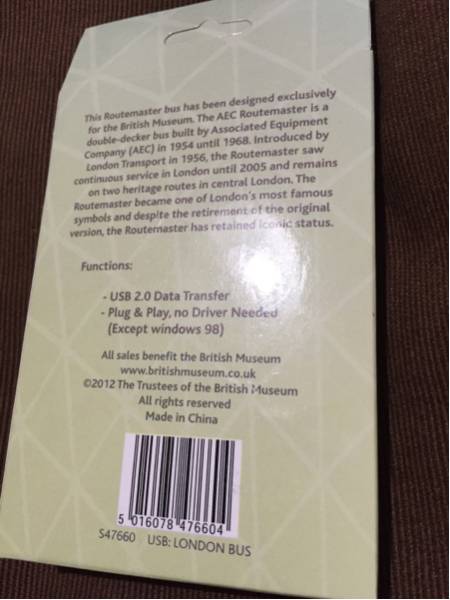 LONDON BUS USB 2GB(2GB)｜売買されたオークション情報、yahooの商品情報をアーカイブ公開 - オークファン（aucfan.com）