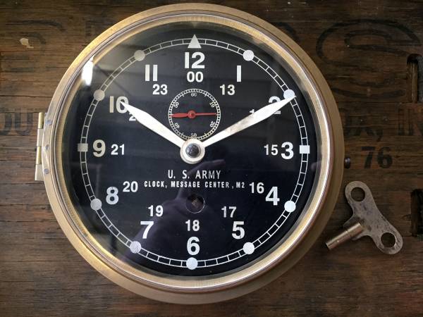 CHELSEA / US.ARMY CLOCK MESSAGE CENTER M2 / Dial WW2 1940s(一般)｜売買された ...