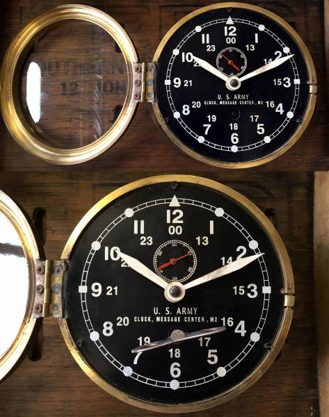 CHELSEA / US.ARMY CLOCK MESSAGE CENTER M2 / Dial WW2 1940s(一般)｜売買された ...