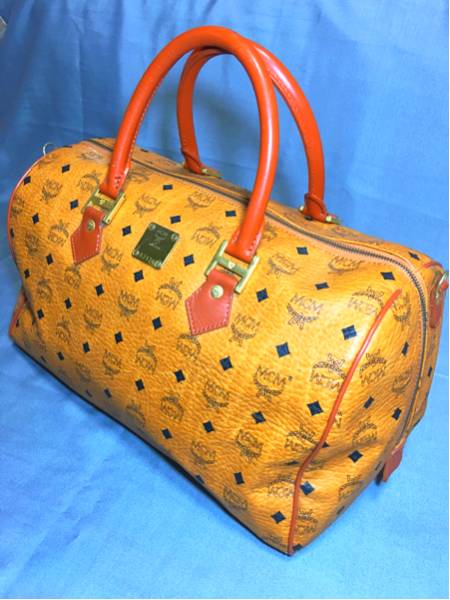 エムシーエム MCM レザーPVC ボストンバッグ 中型 旅行 トラベル(かばん、バッグ)｜売買されたオークション情報、yahooの商品情報をアーカイブ公開 - オークファン（aucfan.com）