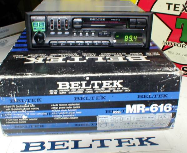 BELTEK 30W×2ch/15W×4ch mobile Cassette Receiver MR-616(テープデッキ)｜売買された ...