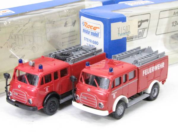 HO消防2台 ROCO STEYR 680 FEUERWEHR LINZ 箱付 1/87(商用車、公用車)｜売買されたオークション情報 ...