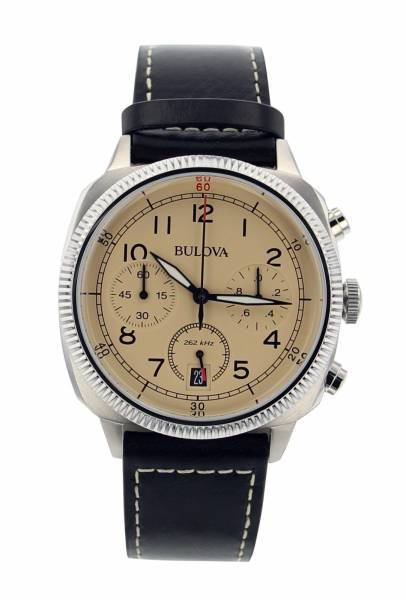 本革 クロノグラフ 96B231 ブラック×ベージュ ブローバ Bulova(ブローバ)｜売買されたオークション情報、yahooの商品情報を ...
