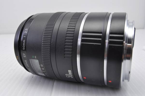 極上 CANON EF 50mm F2.5 COMPACT MACRO + KENKO 接写リング付き#7300(キヤノン)｜売買された ...
