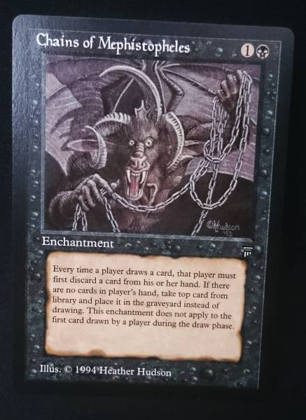 MTG 英語版 Chains of Mephistopheles マジック：ザ ギャザリング Magic:The Gathering ...