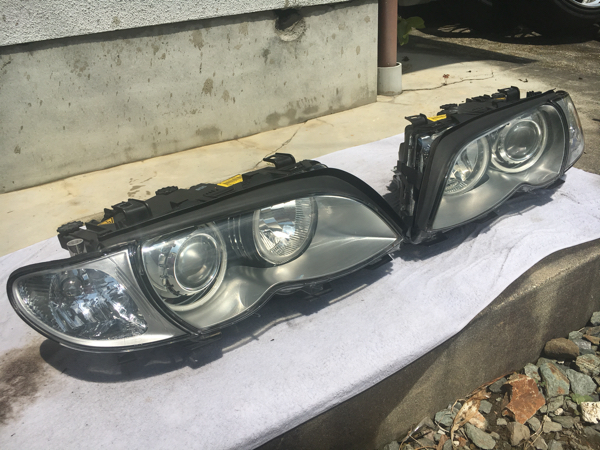 BMW E46 後期 ヘッドライト キセノン プロジェクター CCFL イカリング付き(ヘッドライト)｜売買されたオークション情報、yahooの商品情報をアーカイブ公開 - オークファン ...