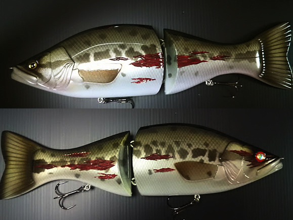 ハンドメイドルアー BG320 手負いバス(ビッグベイト)｜売買されたオークション情報、yahooの商品情報をアーカイブ公開 - オークファン ...